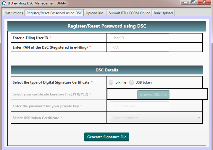 How to Register DSC on Income Tax Website How to Register DSC on Income Tax Website